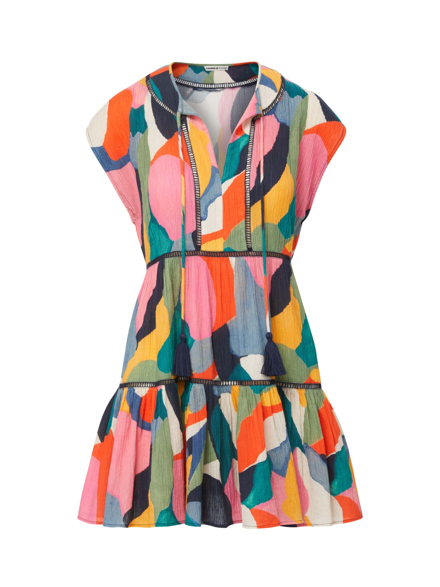 Gari Dress In Carta Colorblock | CHANGE OF SCENERY – Change of Scenery