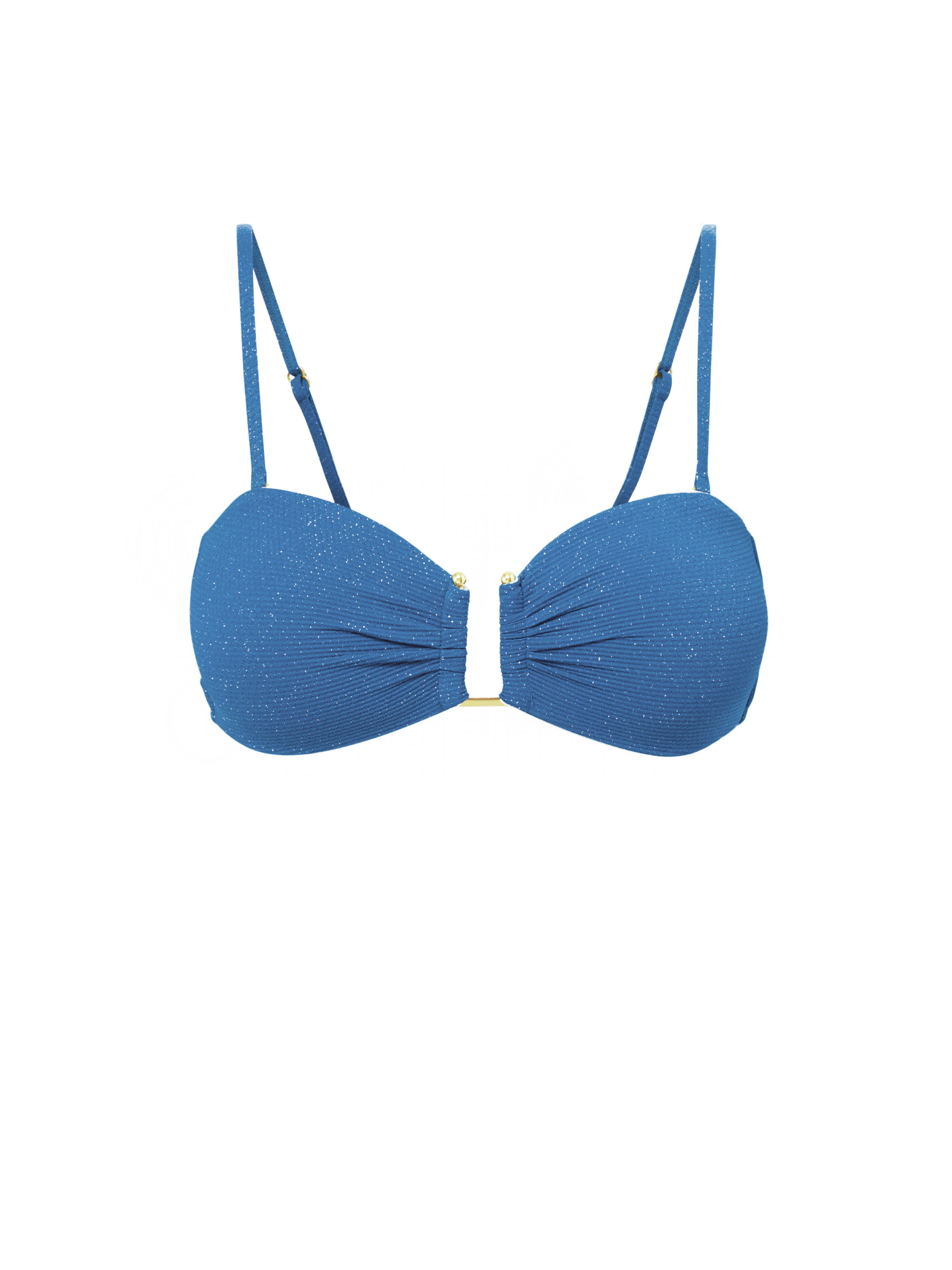 Gina Top In Steel Blue Metallic Pique | CHANGE OF SCENERY – Change of ...