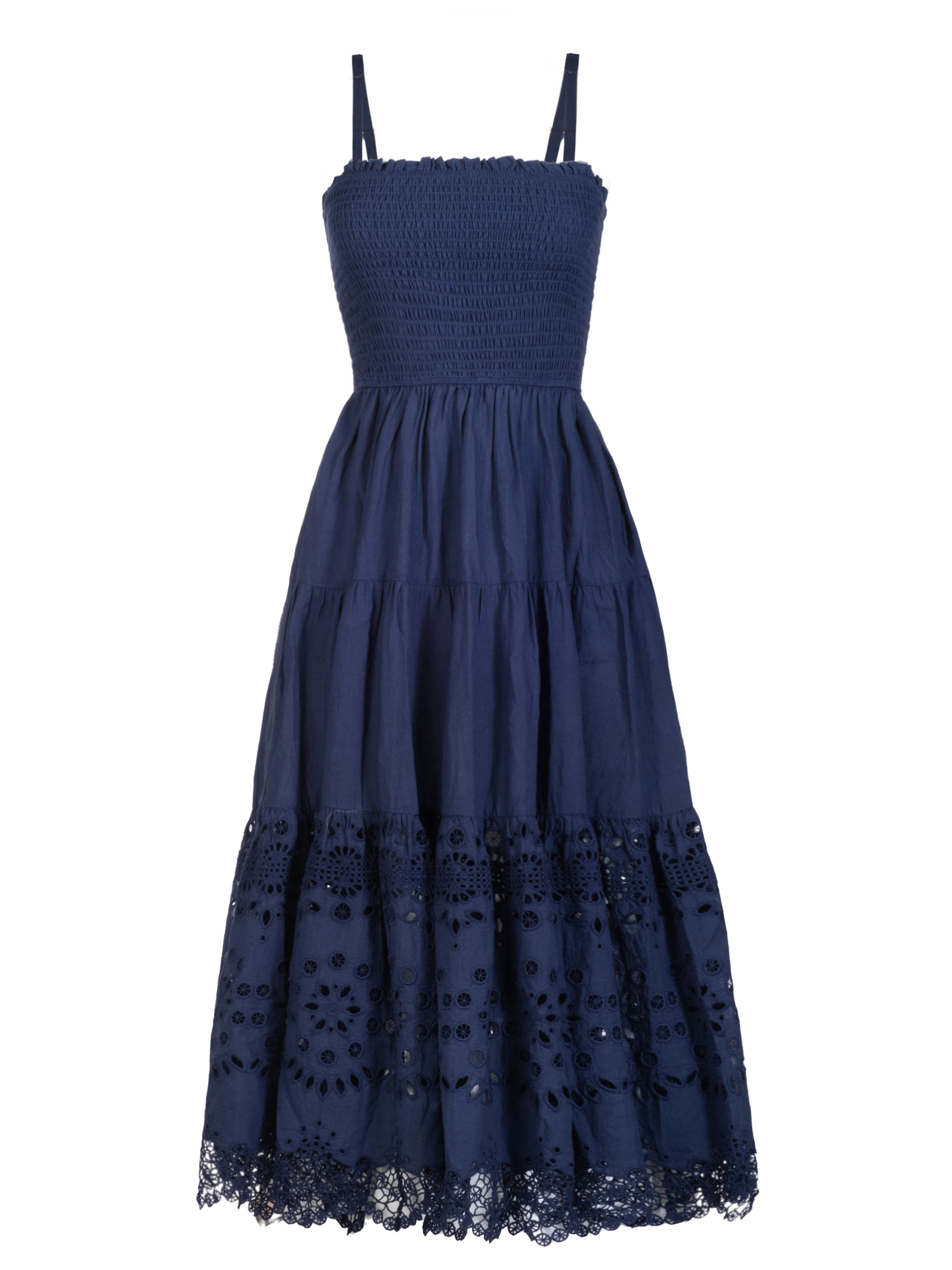 Kristen Dress In Navy Calypso Eyelet | CHANGE OF SCENERY – Change of ...
