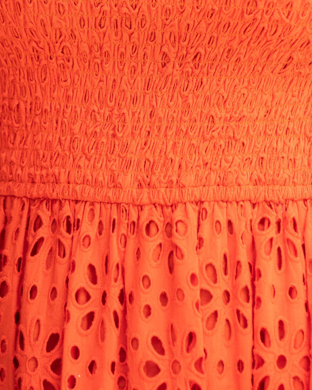 Kristen Dress In Flame Seaside Eyelet | CHANGE OF SCENERY – Change of ...