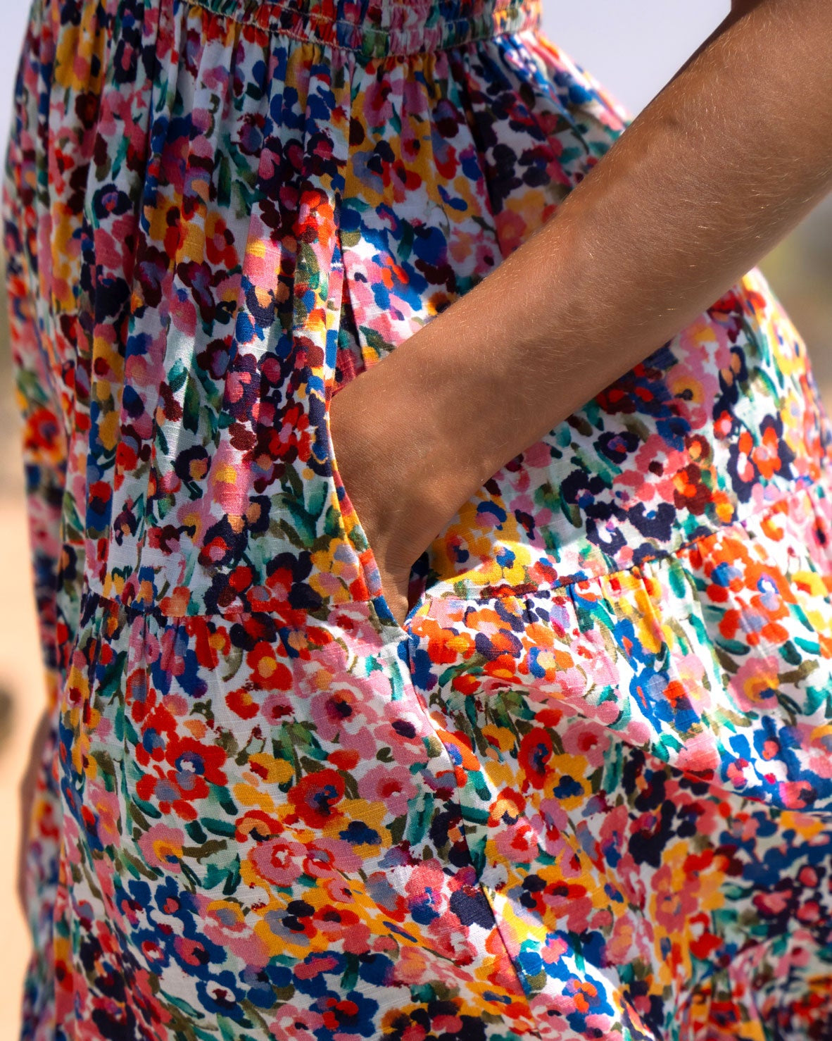 Kristen Dress In Painted Petals | CHANGE OF SCENERY – Change of Scenery