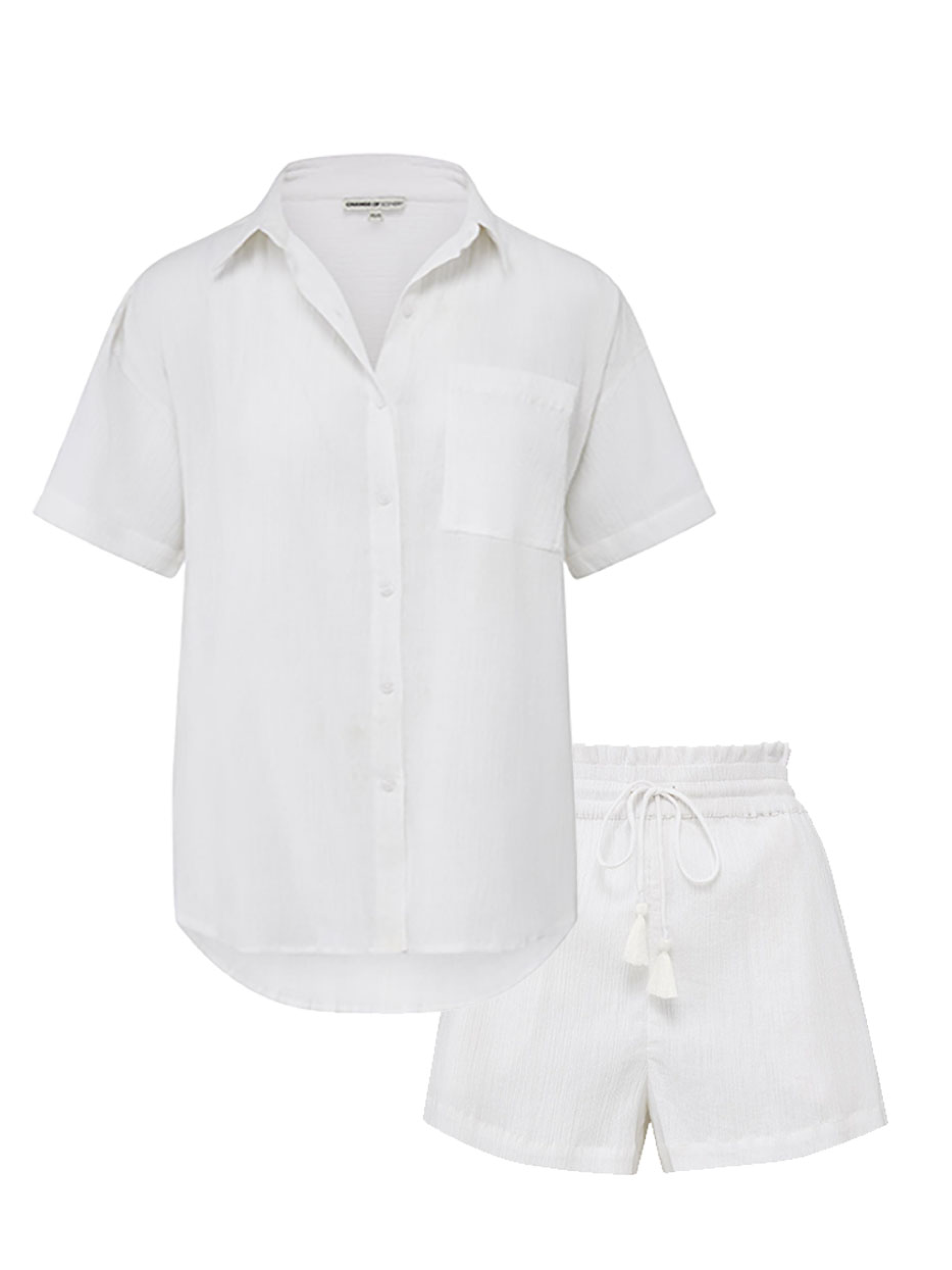 Michelle Top + Vicki Shorts Set in Fresh White | CHANGE OF SCENERY ...